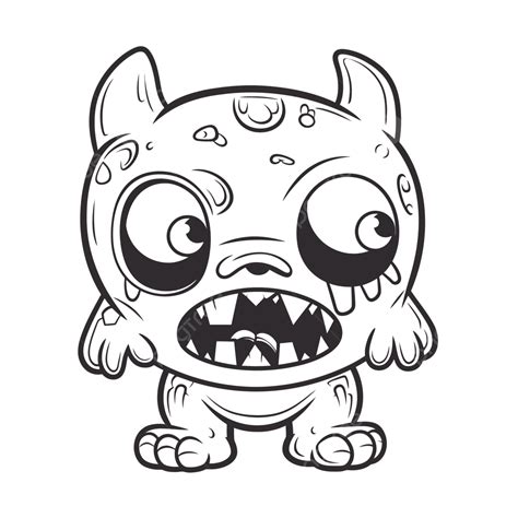 Cute Scary Monster Drawings