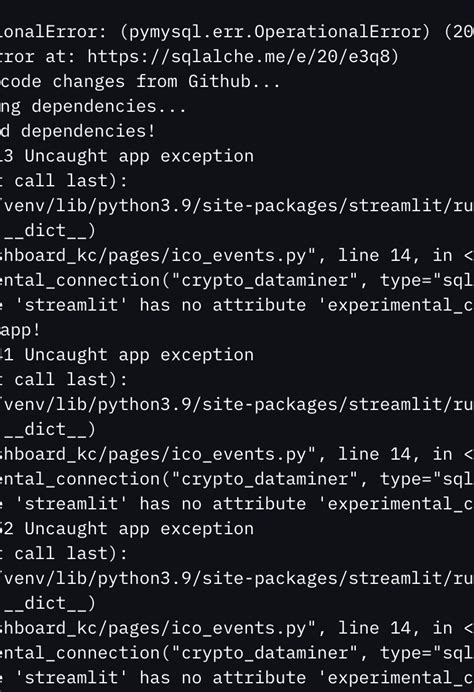 Streamlit Has No Function Experimentalconnection Using Streamlit Streamlit