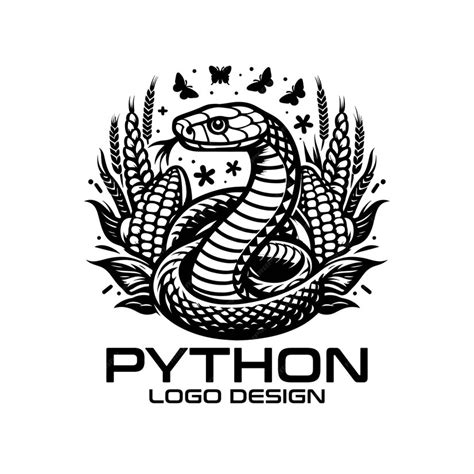 Premium Vector Python Vector Logo Design
