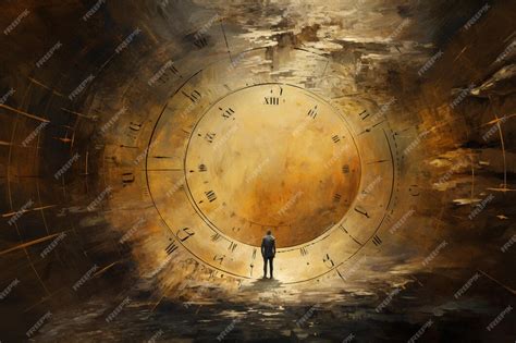 Premium Photo An Abstract Representation Of The Passage Of Time On