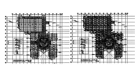 Top And Bottom Reinforcement Plan In Detail Autocad Drawing Dwg File Cad File Cadbull