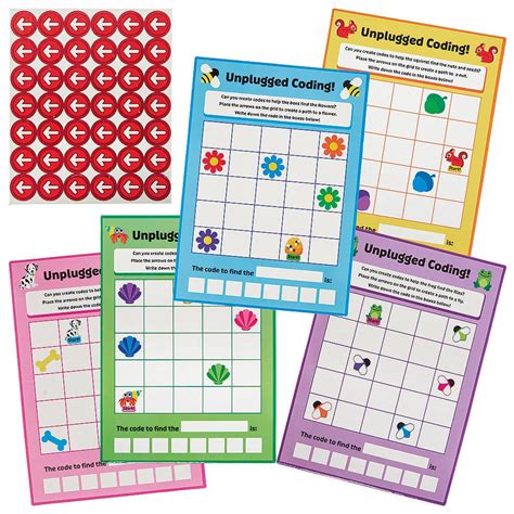 Unplugged Coding Puzzle Games