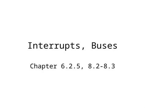 ppt interrupts buses dokumen tips