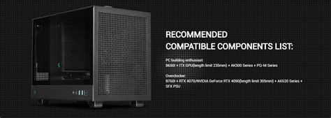 Deepcool Itx Pc Case Blackwhite Ch160 Shopee Malaysia