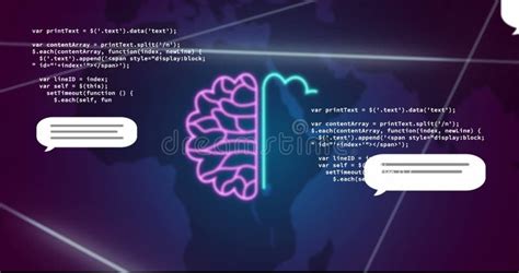 Animation Of Ai Data Processing And Icons Over World Map Stock Video