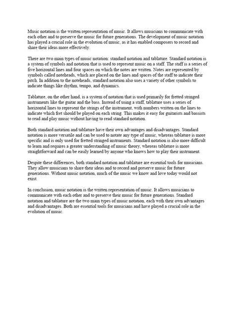 notation pdf