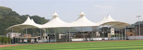 Sekolah Terpadu Pahoa Basketball Courts Ptfe Shade Structure Djakarta