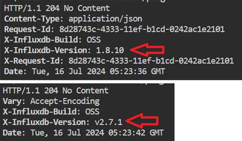 error when migrating influxdb 1 x to 2 x data export only provides a