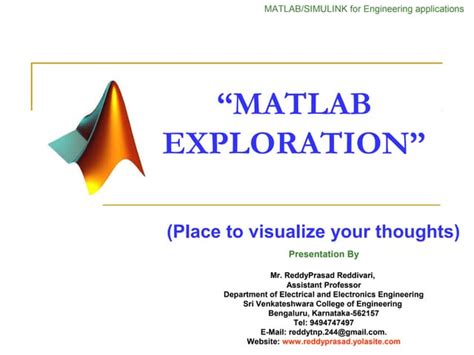 Basic Operators In Matlab Pptx
