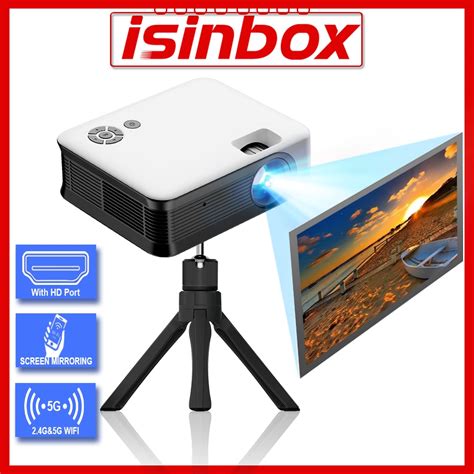 휴대용 Led 스마트 프로젝터 홈 시어터 시네마 Tv 비디오 프로젝터 Hd 포트 지원 1080p 4k 영화 5g 와이파이 A30 Aliexpress