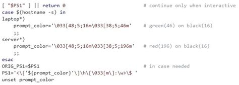 How Do You Make The Bash Prompt Change Colors When Logged Into A Server