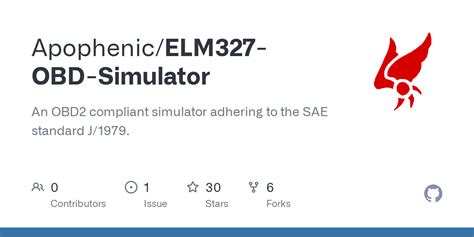 Github Apophenic Elm327 Obd Simulator An Obd2 Compliant Simulator Adhering To The Sae