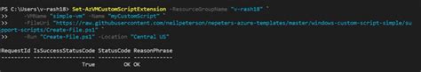 Azure How To Add Custom Extension To Existing Vm Using Arm Template Stack Overflow