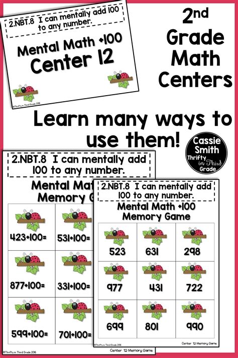 2nd Grade Math Centers Common Core Aligned No Prep Low Prep Center