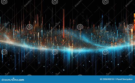 Code Digital Data Cascade Stock Illustration Illustration Of Digital 290690018