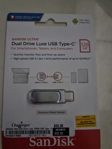 Dual Drive Luxe Usb Type C Gb Computers Tech Parts Accessories Other Accessories On