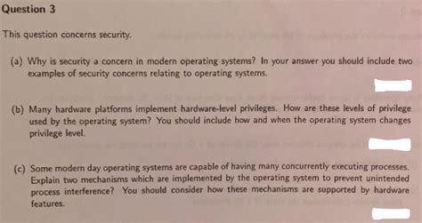 Solved Operating Systems Question Answer Question Correctly Chegg