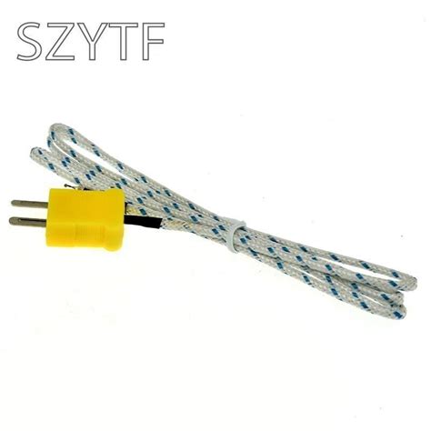 K 유형 표면 열전쌍 온도 센서 1m 와이어 열전쌍 프로브 20 ~ 500c 활성 구성 요소