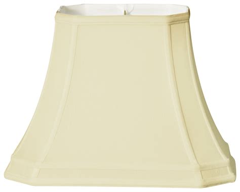 Royal Designs 12 Rectangle Cut Corner Gallery Lamp Shade Eggshell