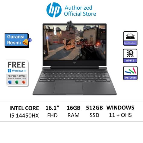 Jual Laptop Hp Victus Intel Core I Hx Rtx Gb Gb Fhd Hz R Tx