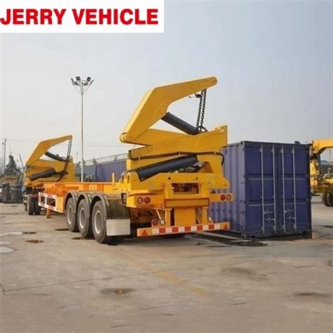 20ft 40ft Skeleton Chassis Container Side Loaderlifterlifting Self