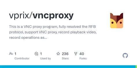 Github Vprixvncproxy This Is A Vnc Proxy Program Fully Resolved