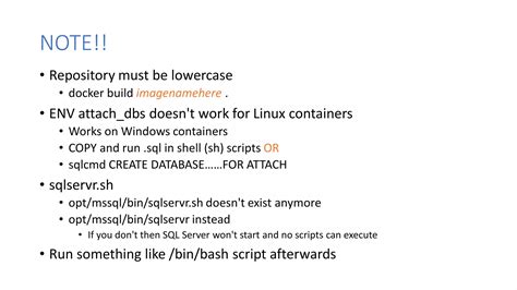 Introduction To Containers Sql Server And Docker Ppt