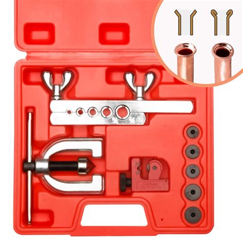 Auto Double Flaring Tool Kit Copper Aluminum Brake Line