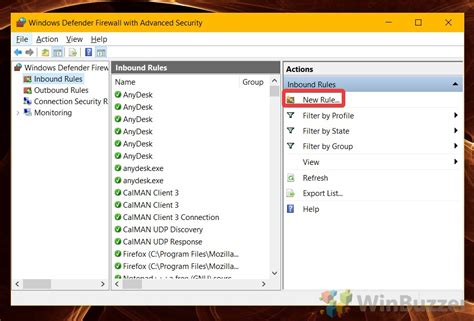 how to open or close a port in windows 10 firewall winbuzzer