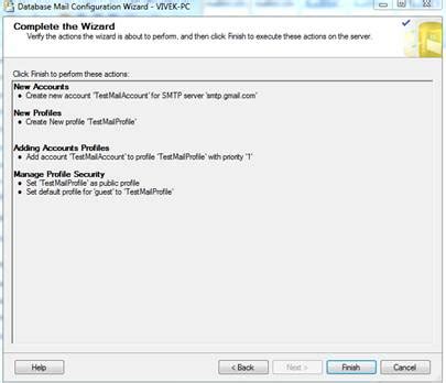 Configure Database Mail Send Email From SQL Server Database