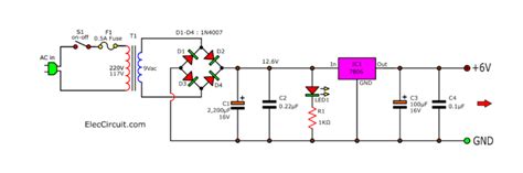 Many Simple V Power Supply Circuit For You ElecCircuit Com
