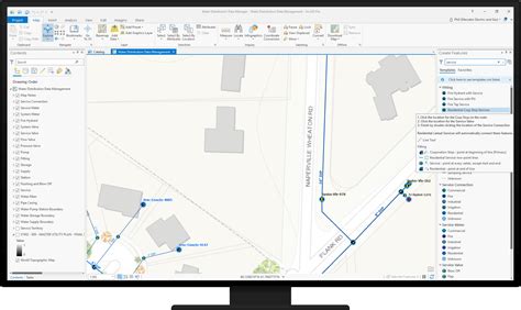 new arcgis solutions for water distribution system data management