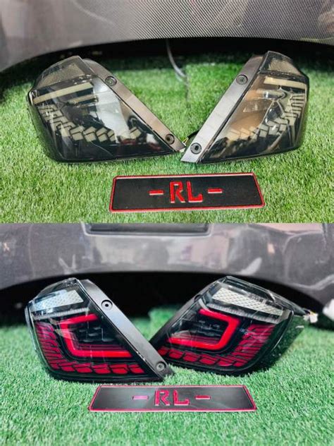 Perodua Bezza 2017 2024 V1 V2 Dragon Scale Rear Led Tail Lamp Fog