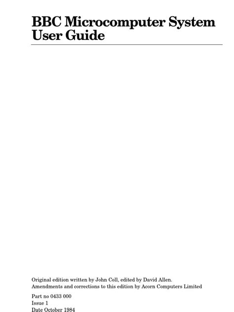 bbc micro user guide pdf