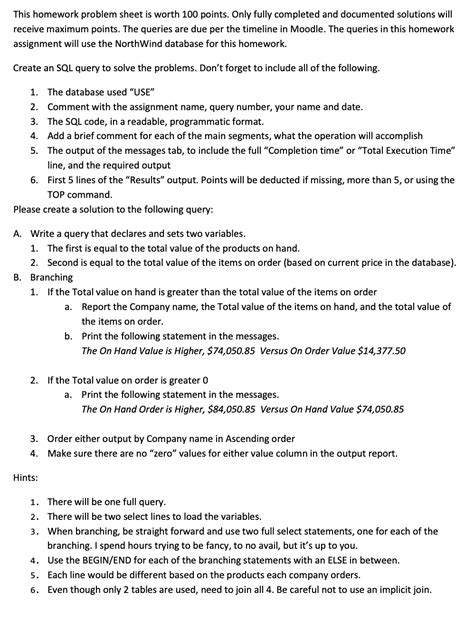 Solved This Homework Problem Sheet Is Worth 100 Points Only