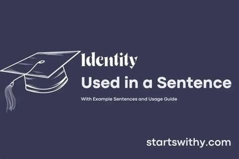 Identity In A Sentence Examples 21 Ways To Use Identity Identity In A Sentence Examples 21 Ways To Use Identity