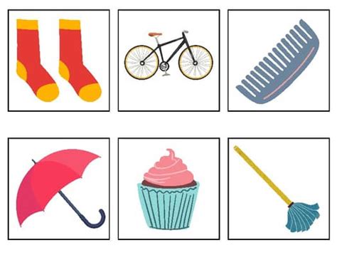 Aphasia Treatment Pictures Objects For Naming Reading Matching Speech Therapy