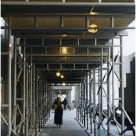 Pedestrian Walkway Scaffolding Safety And Setup