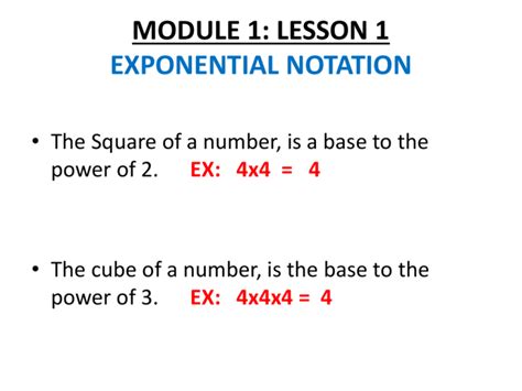 Exponential Notation Understanding Powers And Bases