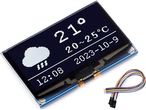waveshare 2 42inch oled display module 128×64 resolution for raspberry pi forarduino stm32 esp32