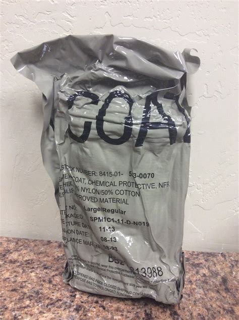 Us Military Cbrnnbc Mopp Jlist Chemical Coat Jacket Acu Digital Xlarge