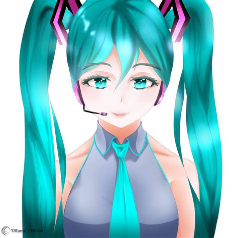 Hatsune Miku Original By Tiffannichiart On Deviantart