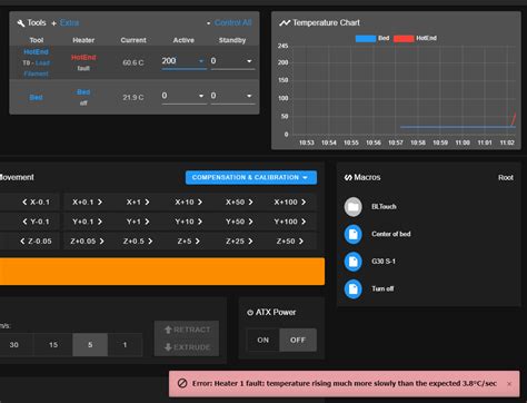 heater fault after pidtuning firmware update duet3d forum