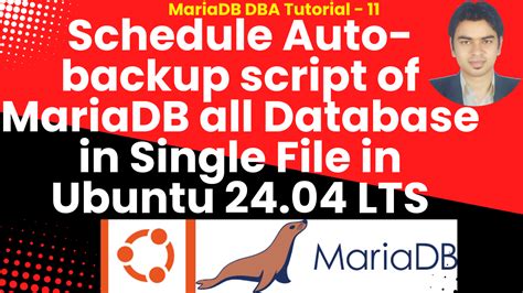 Schedule An Auto Backup Script Of Mariadb All Database In Single File In Ubuntu 2407 Lts