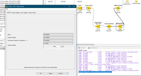 Missing Value Node Problem Knime Analytics Platform Knime Community