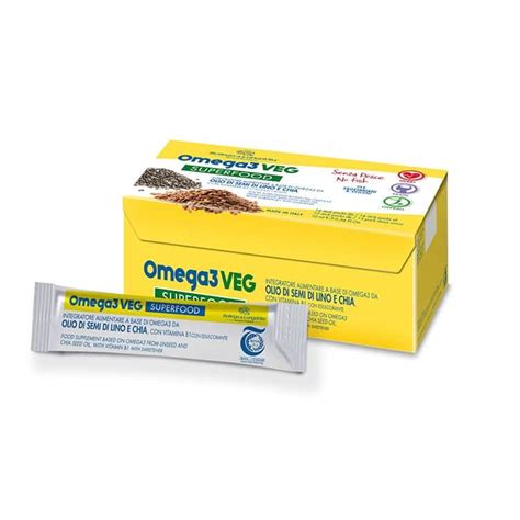 Omega 3 Veg Мощна БИО Суперхрана от златно ленено семе и чиа Био