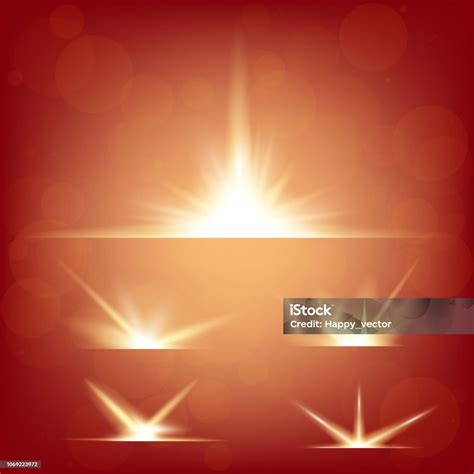 발광 효과의 창조적인 개념 벡터 세트 반짝 검은색에 고립 된 버스트를 별 그림 서식 파일 예술 디자인 크리스마스 배너 축 하 매직 플래시 에너지 레이 Led 조명에 대한