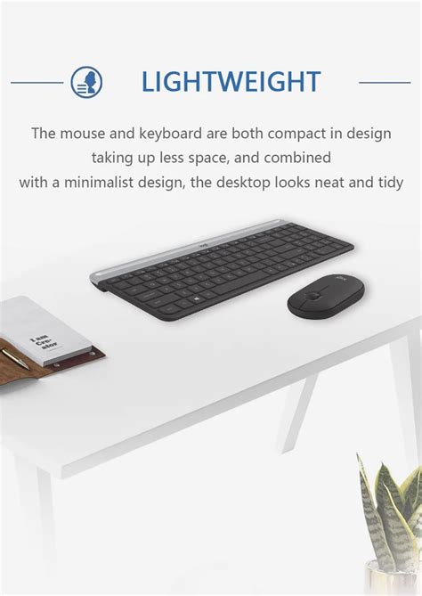 Logitech MK470 Keyboard Mouse Combos Bluetooth 2 4Ghz Wireless Ultra Thin Silent Set Alibaba Com