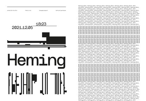 Heming Variable Font Free Behance