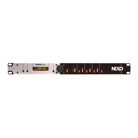 Nexo Nx241 User Manual Pdf Download Manualslib